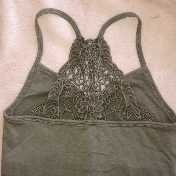Aeropostale | Tops | Olive Lace Racerback Cami | Poshmark